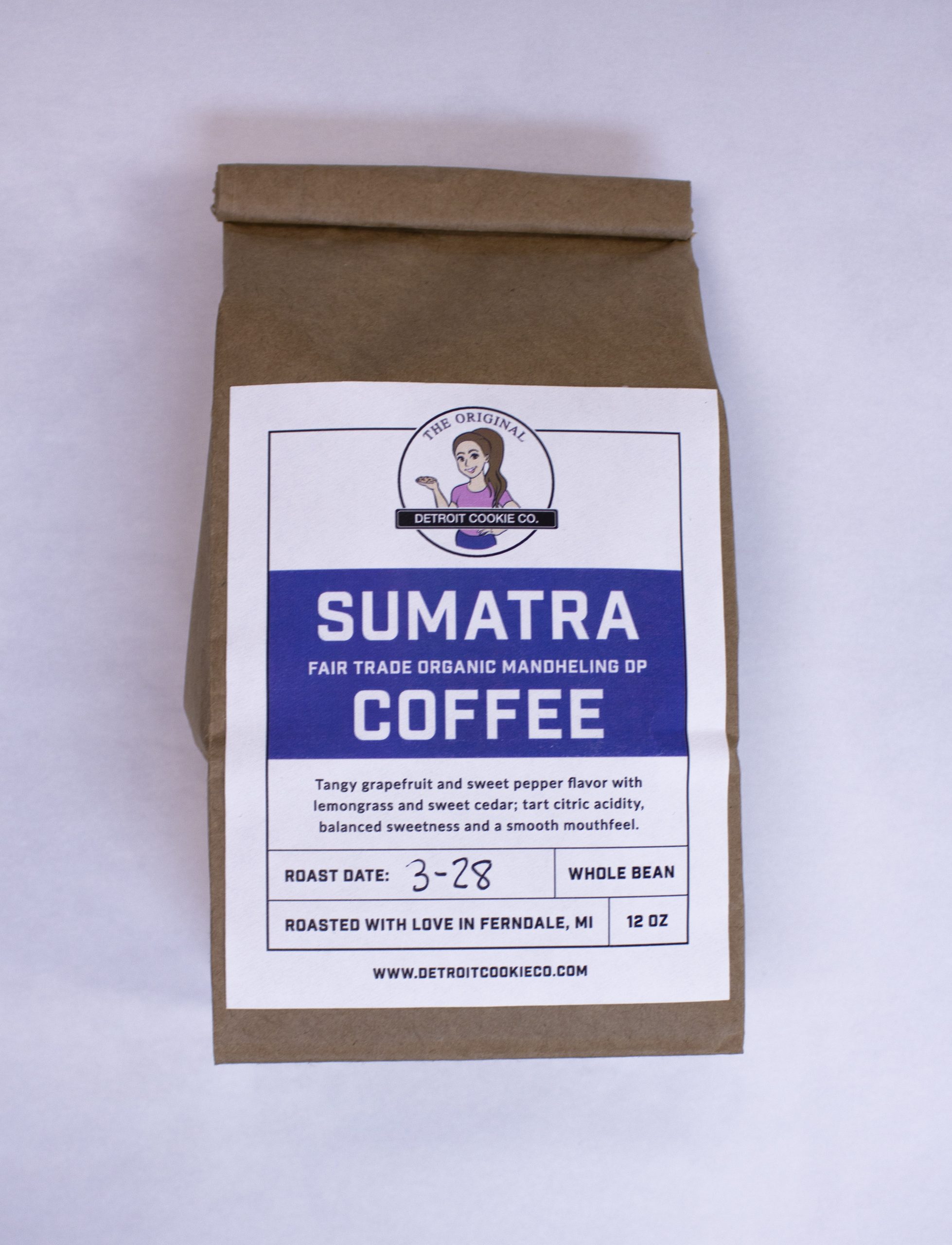 Sumatra Mandheling Fair Trade (FTO) Coffee – Detroit Cookie Co.